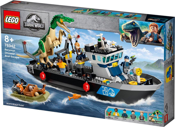 LEGO Jurassic World Dinosaur Baryonyx Boat Escape - 76942 | Wish
