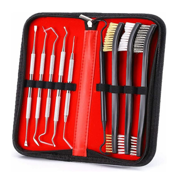 Gun Picks Kit Set Cleaning Brushes Brass Copper Steel Nylon Stainless ...