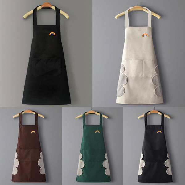 Waterproof And Oil-proof Apron Women Men Housework Cleaning Work ...