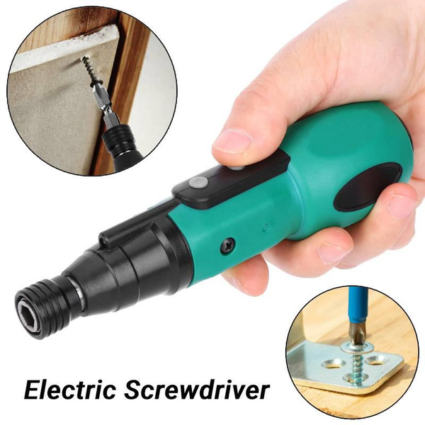Electric Screwdriver, USB Mini Handheld Electric Screwdriver Drill Kit ...