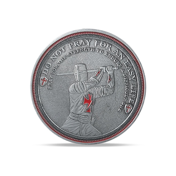 Knight Templar Challenge Coin Red Cross Religious Coin Collection ...