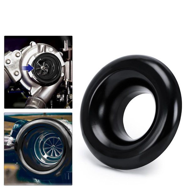 4" Inlet Car Bellmouth Velocity Stack Adapter Air Intake Turbo Horn ...