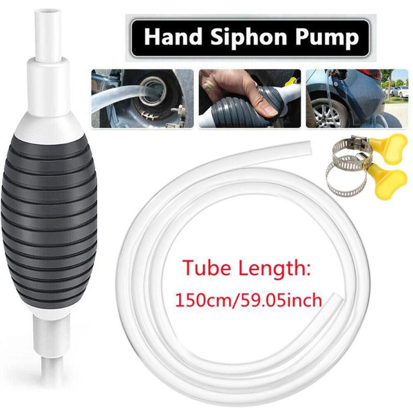 Hand Operated Fuel Pumps FRCOLOR 2pcs Manual Siphon Pump Portable ...