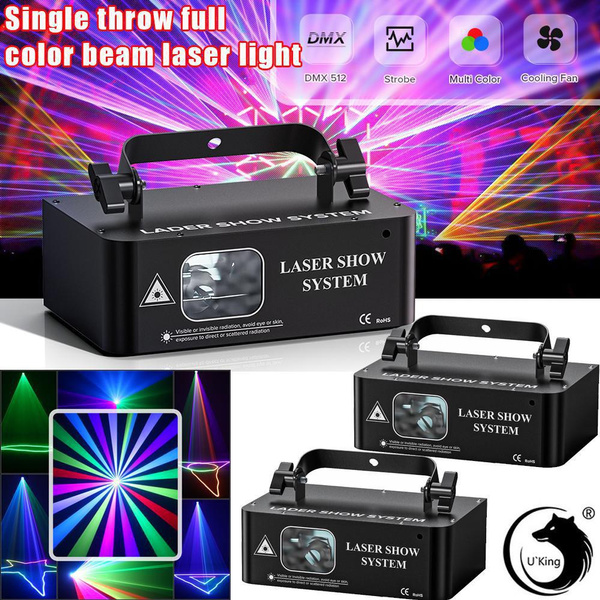 New DMX512 LED Indoor Stage Lights RGB Laser Scanner Beam Effect Stage ...