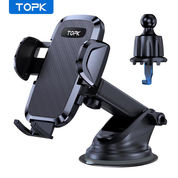 TOPK D36 Car Phone Holder Adjustable Car Phone Mount Cradle Super ...