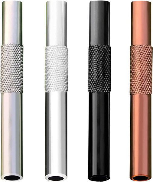 Portable Snuffer Sniff Straw Tube - Premium Reusable Straw Sniffer ...