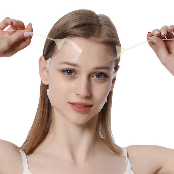 20pcs Face Lift Sticker Invisible Face Patches V Shape Facial Sticker ...