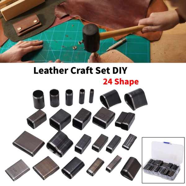 24 Shape Style One Hole Hollow Punch Cutter Set Incisive Cutting ...