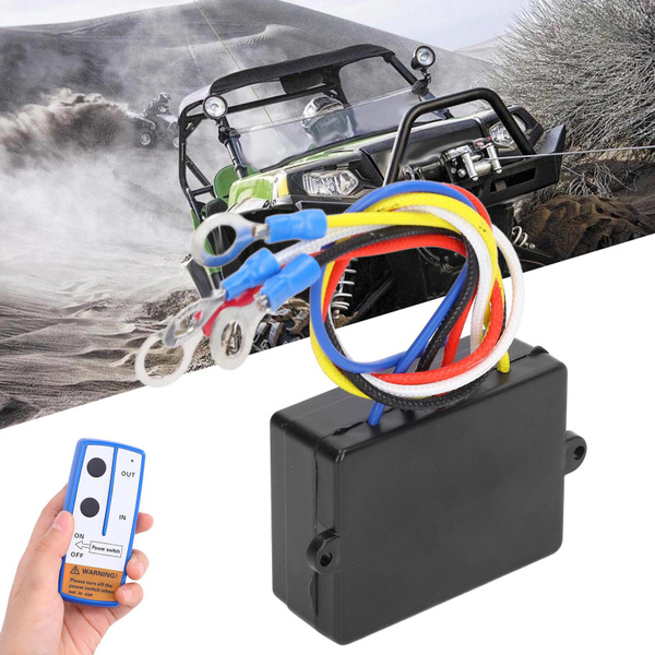 NEWEST Electric Winch Wireless Remote Control System Switch 120W 12‑24V Replacement For Truck ...