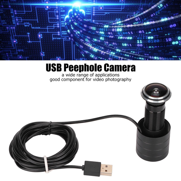 Door Eye Hole Camera Wide Angle 1080P 2 Million Pixels Drivefree USB HD ...