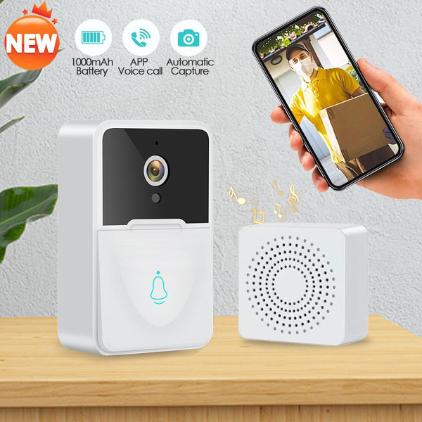 WiFi Video Doorbell Mini Wireless Doorbell Home Security Protection ...