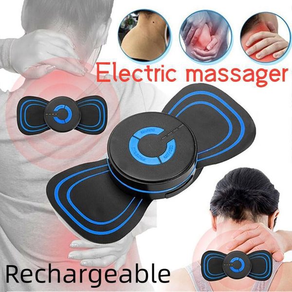 New EMS Mini Electric Massager Stimulator Pain Relief Neck Back Leg ...