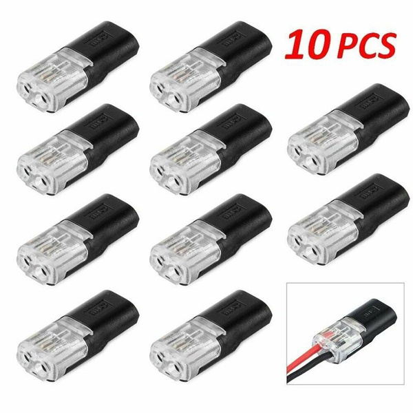 10pcs 2 Pin Way Plug Car Auto Wire Cable Plug Connectors Kit 2 Pin Way ...