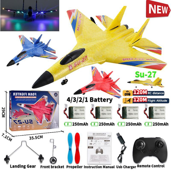 Newest Su27 RC Airplane 2.4G Glider Drone Radio Control RC EPP Foam ...
