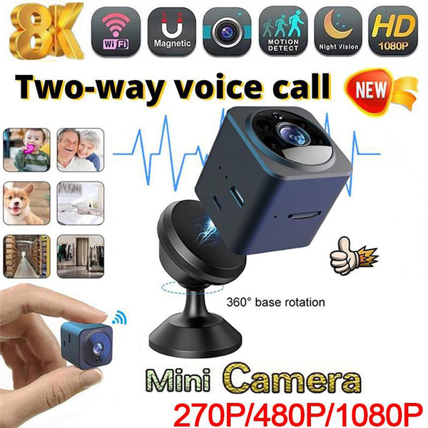 270P/480P/1080P Camera Wireless Hidden WiFi Mini Two-way Audio Camera ...