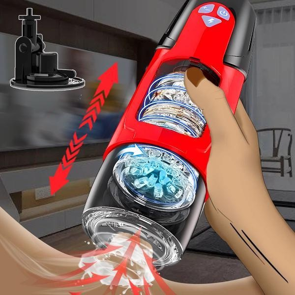 Automatic Sucking Rotating Male Masturbator Cup Fully Waterproof with 7 ...