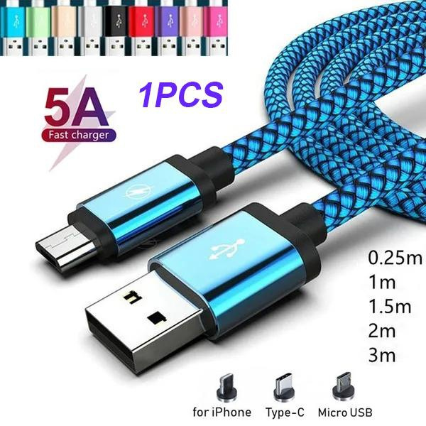 1PCS 5A Fast Charge Data Cable Phone Charger USB Cable for iPhone ...