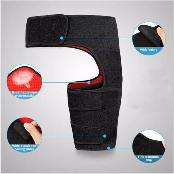 Hip Brace - Groin Support for Sciatica Pain Relief Thigh Hamstring ...
