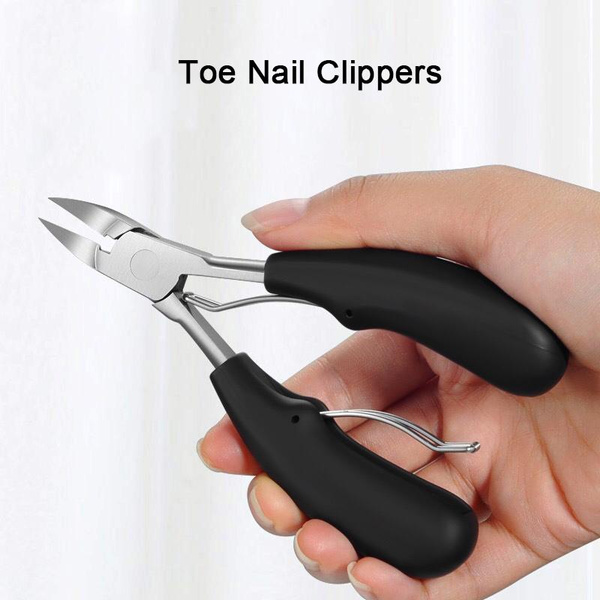 New Bent Nose Plier Nail Groove Pliers Dead Skin Clipper Rubber Handle ...