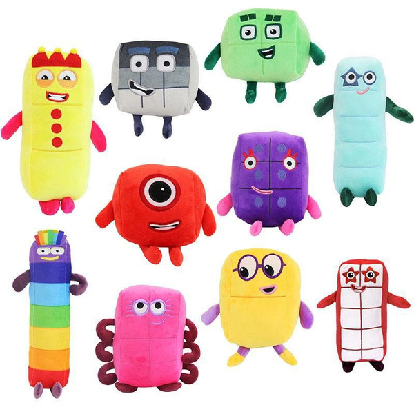 25CM Numberblocks Plush Doll Educational Stuffed Number Blocks Toys ...