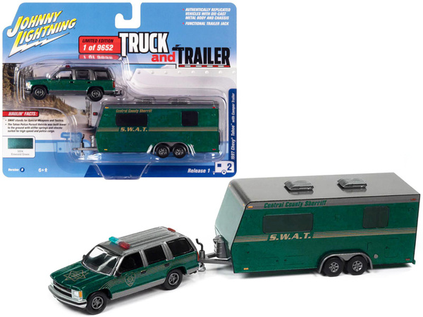 1997 Chevrolet Tahoe "Central County Sheriff" Emerald Green and Gray w ...