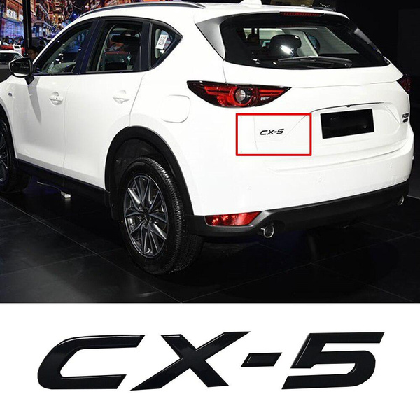 Black Emblem CX-5 Rear Trunk Sticker For Mazda CX-5 CX5 Car Styling ...