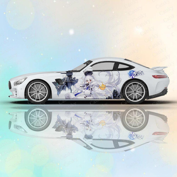 Azur Lane Anime Girl Car Body Stickers Anime Itasha Vinyl Car Side ...