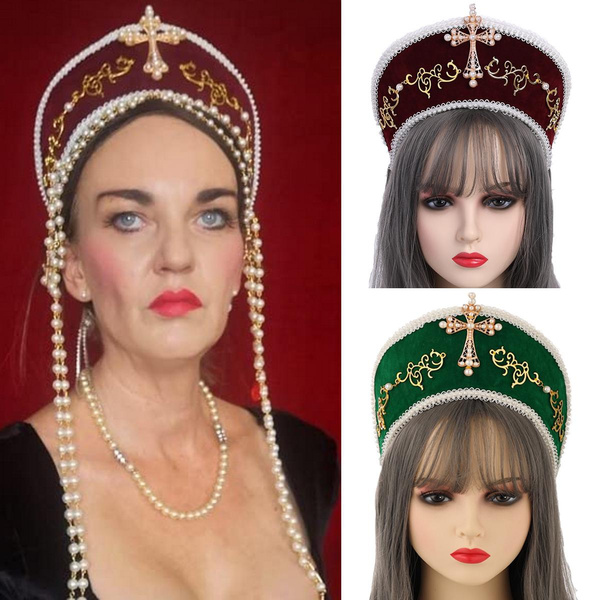 BLESSUME Victorian Vintage Headwear for Women Pilgrim Costume Accessory ...