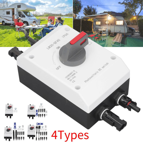 4P 1200VDC 32A Photovoltaic DC Isolator Solar Switch,IP66 Waterproof ...