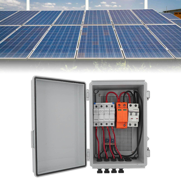 Solar Panel Combiner Box,PV Combiner Box DC 500V 4 St Input Waterproof ...