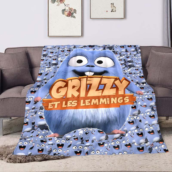 Grizzly And The Lemmings Cartoon Blanket Cartoon Mattress Adult Sofa ...