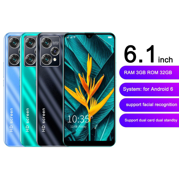 6.1 Inch Smartphone RAM 3GB ROM 32GB Dual Card Dual Standby Full Screen ...