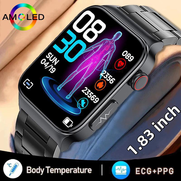New Cardiac Blood Glucose Smart Watches ECG Monitoring Blood Pressure ...