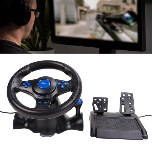 Gaming Steering Wheel PC STEAM Game Racing Wheel Controller For PC 360 ...