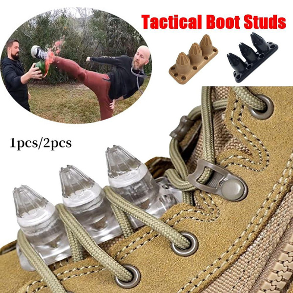1pcs/2pcs Tactical Boots Nail Self Defense Battle Buckle Martial Arts ...