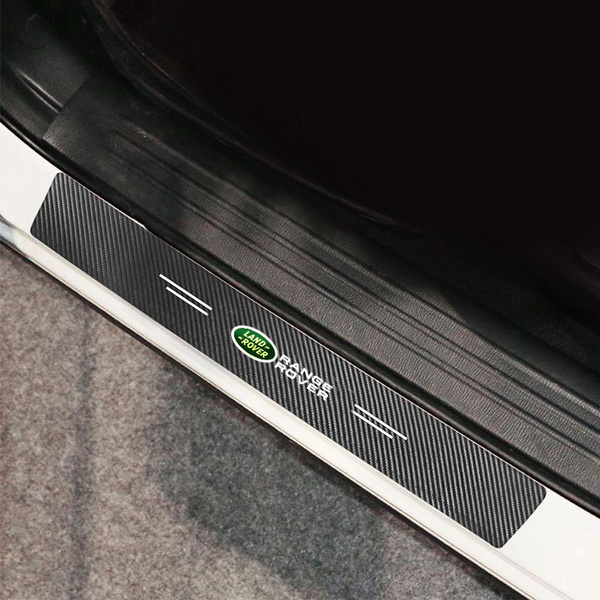 4PCS Car Logo Car Door Sill Protector Sticker Car Door Anti-Stepping ...