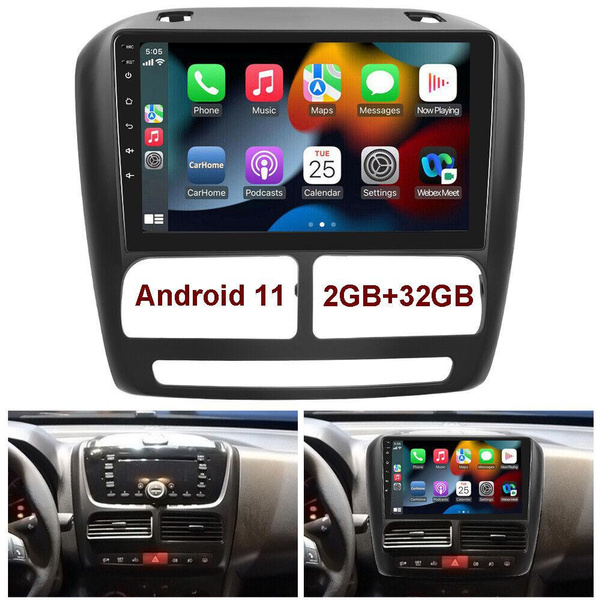 9" Android 11 Car Radio C̄árpláy Stereo GPS Navi 2GB+32GB for FIAT DOBLO 2010-2015/COMBO 2011 ...