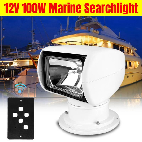 Marine Searchlight, Boat Truck Car Spotlight Marine Searchlight Light ...