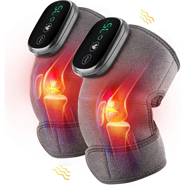 Heated Knee Massager Shoulder Heating Pads Elbow Brace 3 in 1 with ...