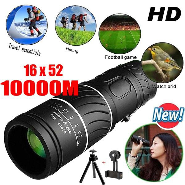 Long Distance Ultra Hd 16X52 Optical Day Night Vision Monocular Hunting ...
