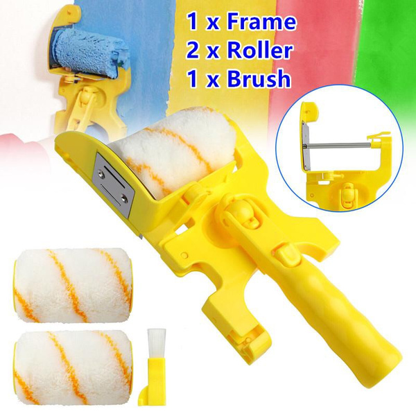 Plastic Paint Roller Edger Brush Trimming Color Separation Home Room ...