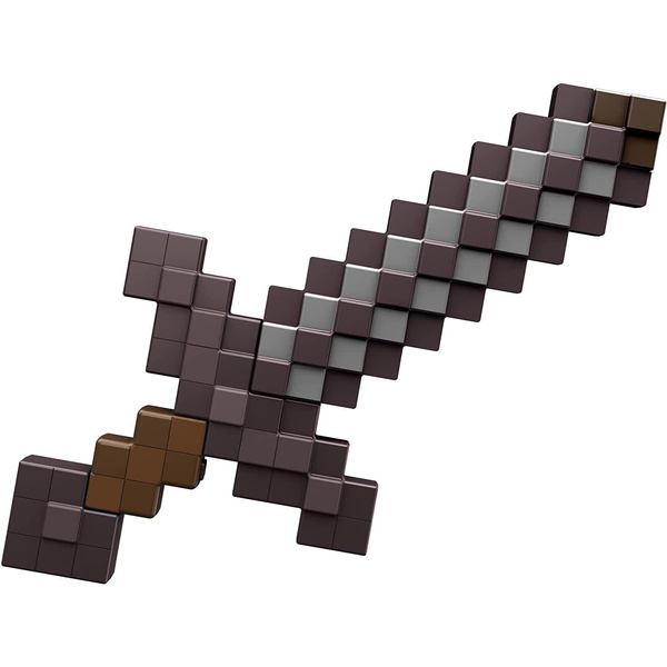 Minecraft Toys Deluxe Netherite Sword w/ Lights & Sounds, Minecraft ...