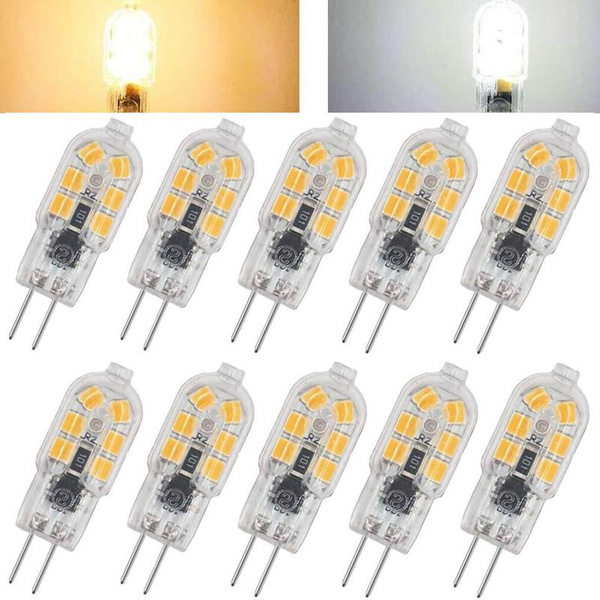 2W G4 LED Bulb Bi Pin Base Halogen Bulb Replacement 12V Cabinet Light ...