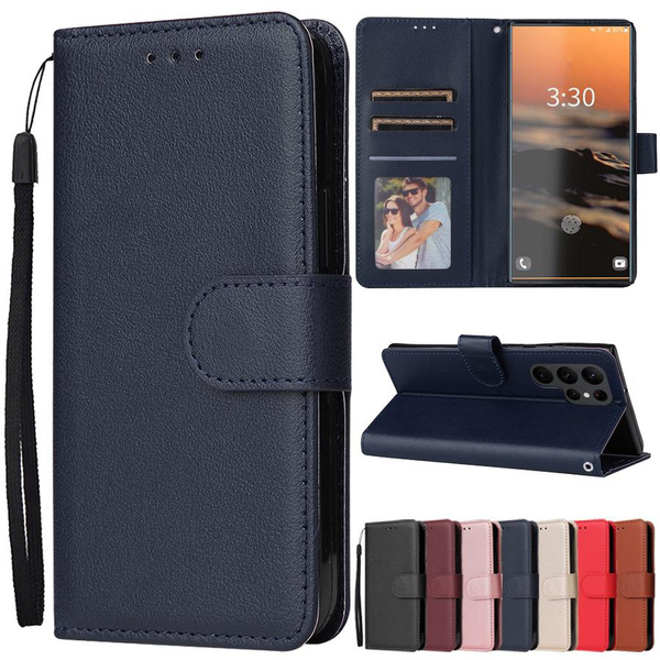 Wallet With Card Slot Stand Photo Frame Anti Falling Flip Leather Case ...