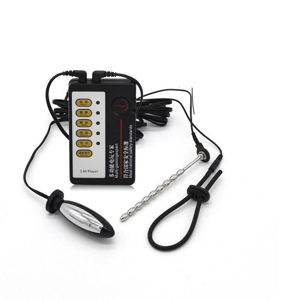 Electro Shock Cock Rings Electric Penis Plug Therapy Massagers Butt ...