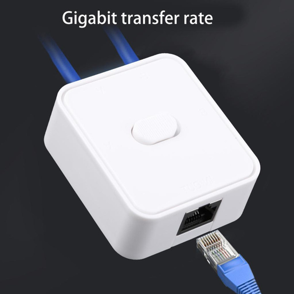 2 Port Manual Network Switcher 2 In 1 Out/1 In 2 Out RJ45 CAT6 Network ... 2 Port Manual Network Switcher 2 In 1 Out/1 In 2 Out RJ45 CAT6 Network ...