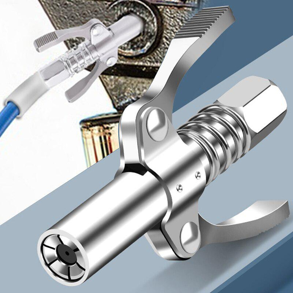 10000PSI Grease Tool Gun Coupler Nozzle Oiling Double Handle High ...