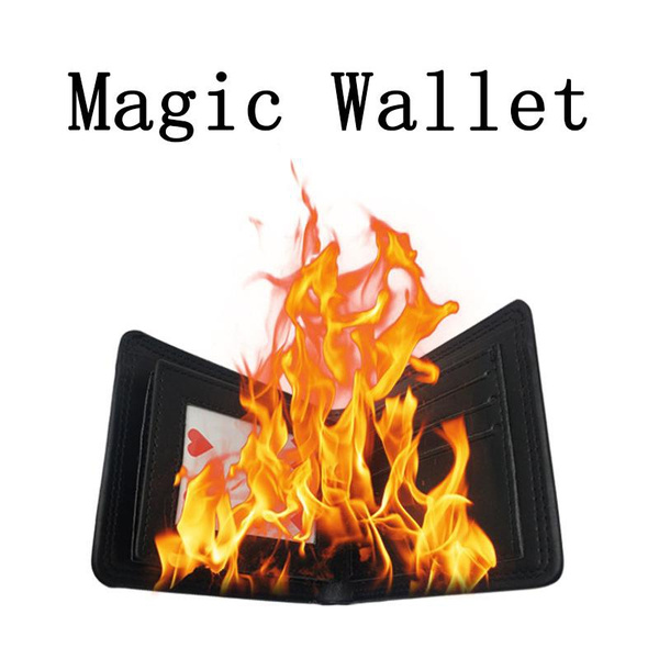 Magic Wallet Fire Wallet Fire Wallet Stage Performance Magic Props | Wish