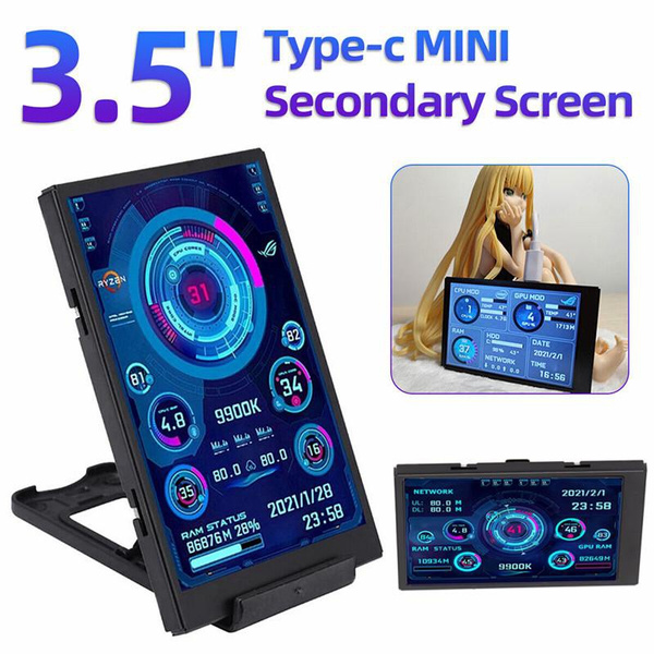 3.5 Inch IPS Mini Screen AIDA64 PC CPU RAM HDD Data Display Monitor | Wish