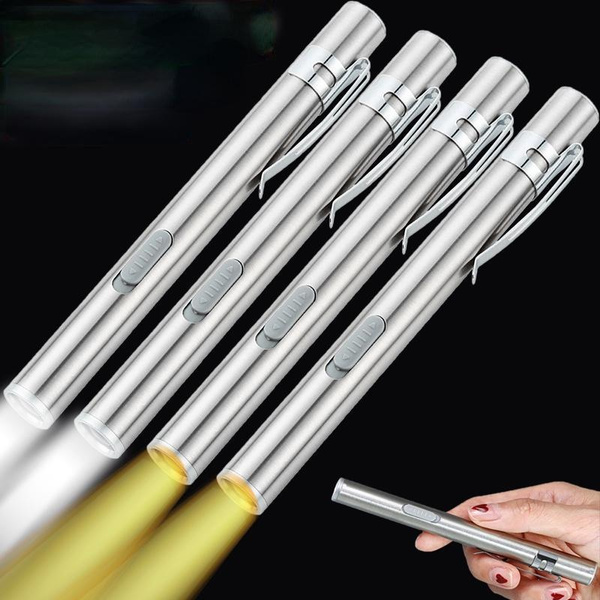 1-3pcs Built-in Battery USB charging stainless steel Waterproof Pen ...